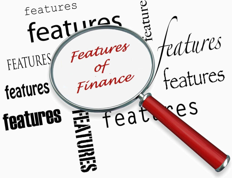 Features of Finance